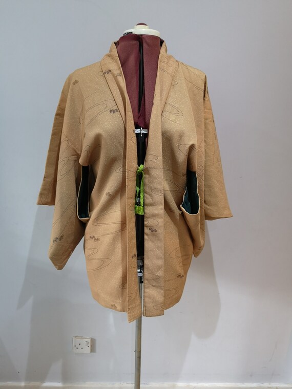 Vintage Japanese Kimomo, short kimono, patterned kimo… - Gem