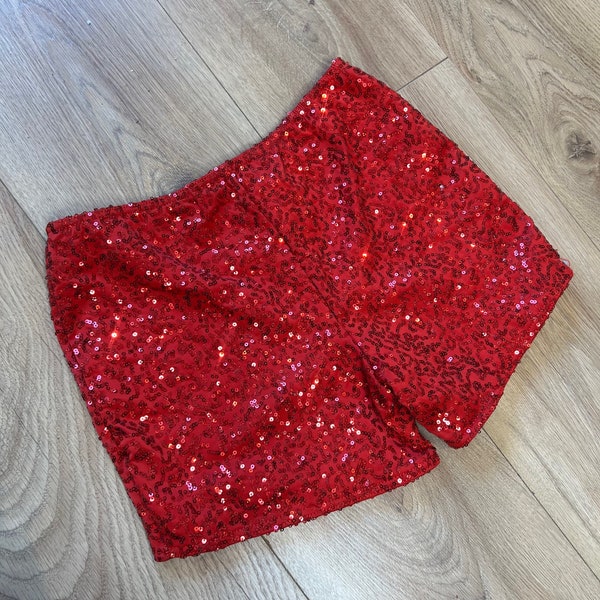 Sequin Shorts - Etsy