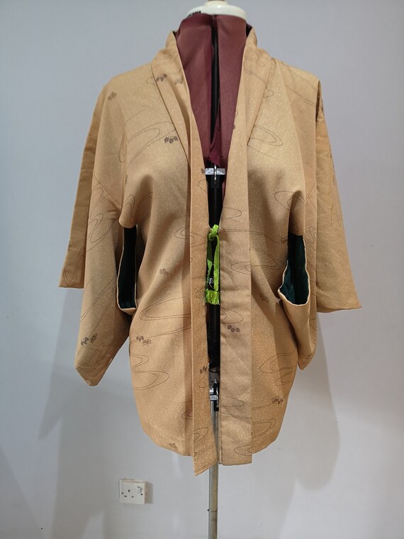 Vintage Japanese Kimomo, short kimono, patterned kimo… - Gem