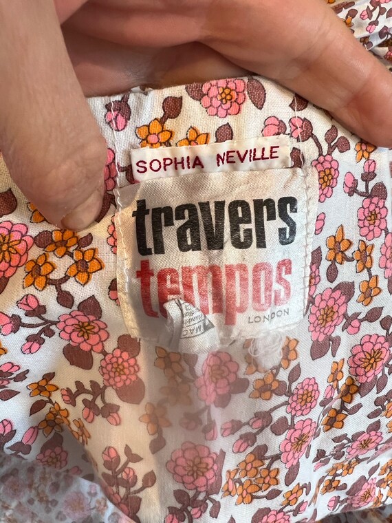 Vintage 1960's Travers Tempos floral pinafore dress, … - Gem