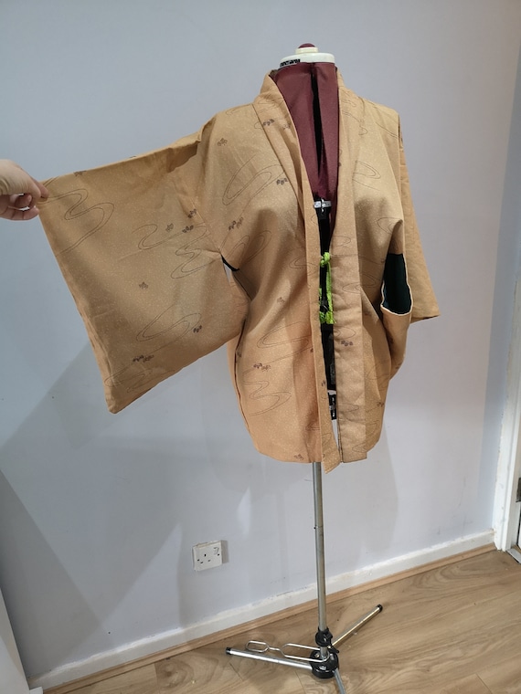 Vintage Japanese Kimomo, short kimono, patterned kimo… - Gem