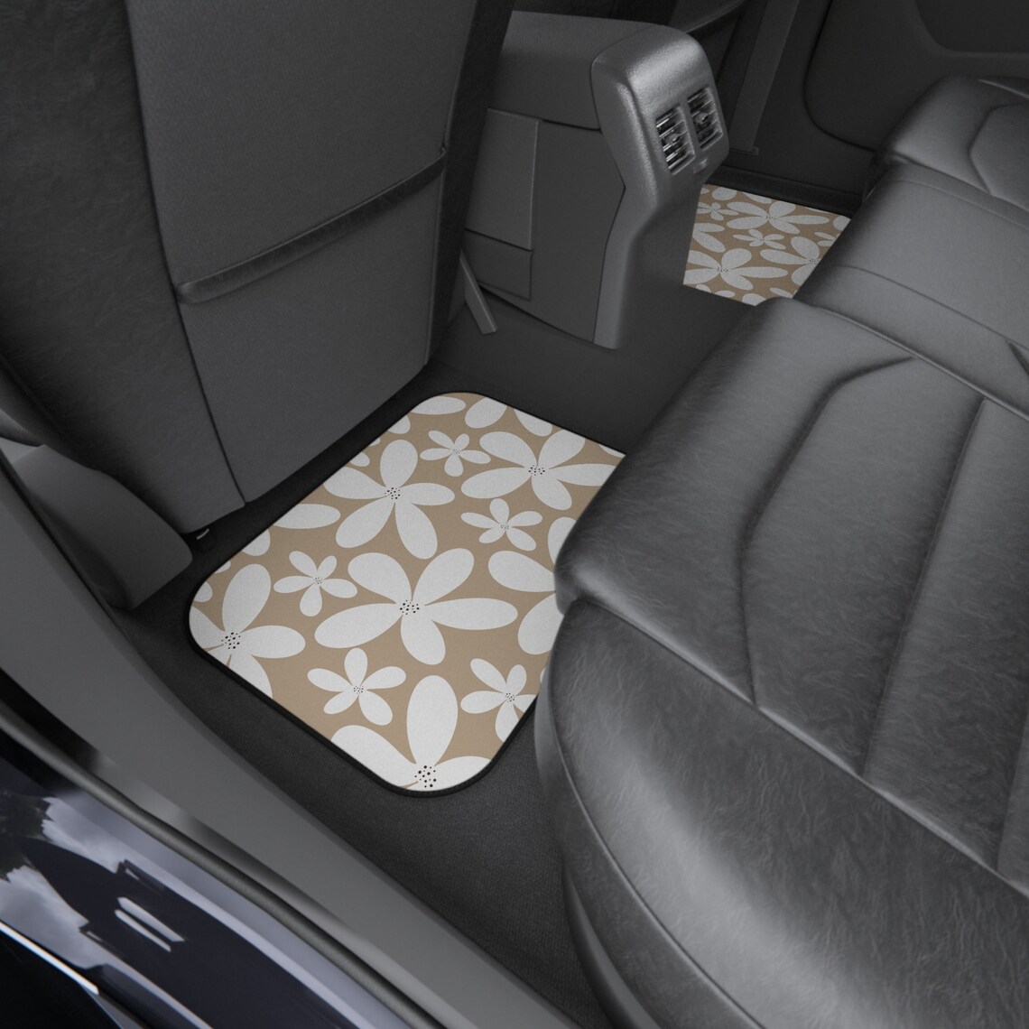 Beige Cottagecore Car Floor Mats set Cute Interior Car - Etsy