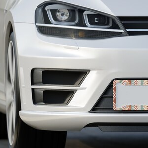 Boho Aztec License Plate Frame for Vehicle for Women Tribal Bohemian ...