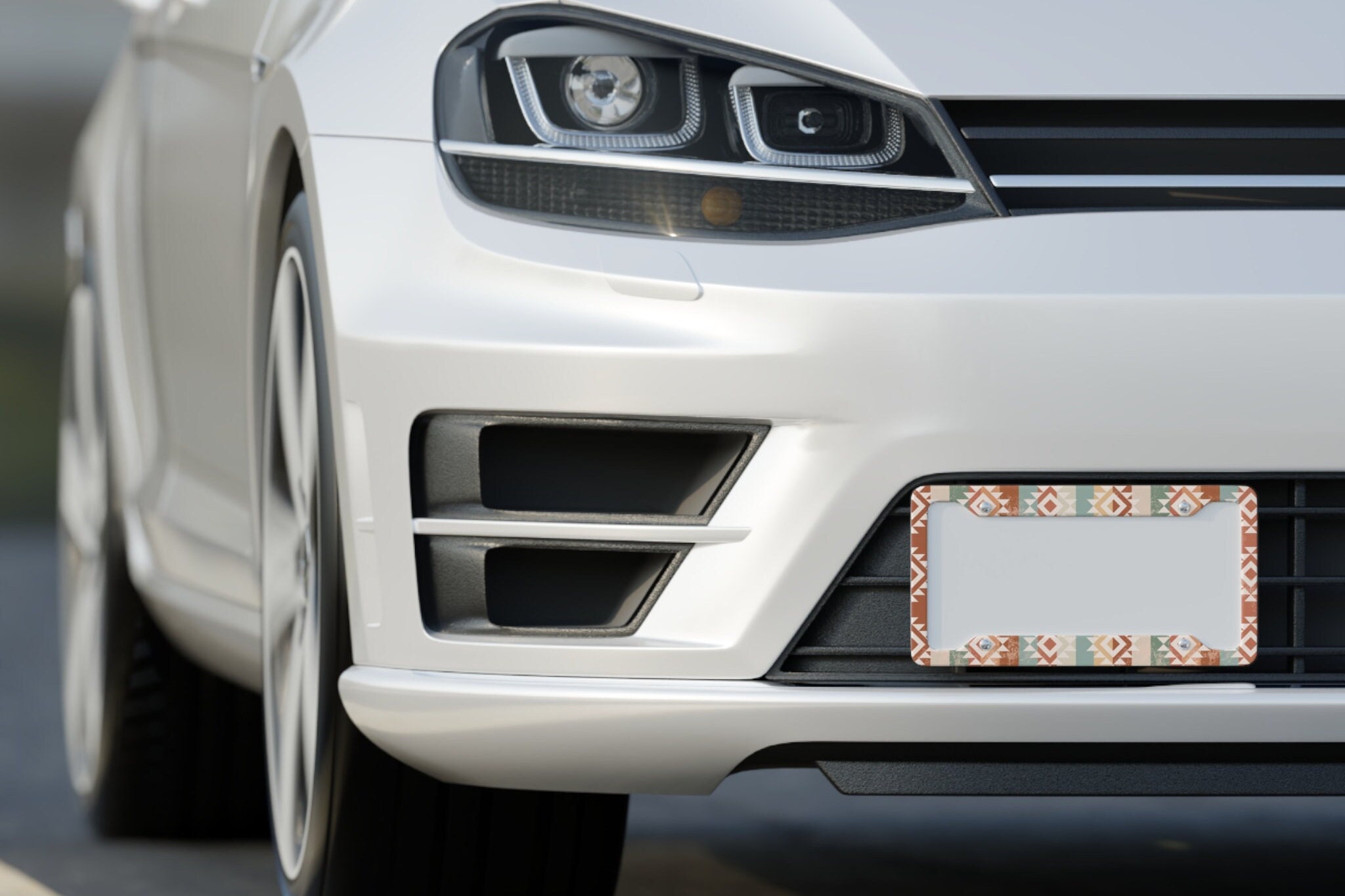 Boho Aztec License Plate Frame for Vehicle for Women Tribal - Etsy