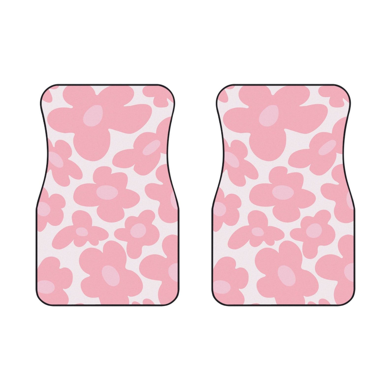 Pink Blush Car Mats set Boho Car Accessories for Women - Etsy