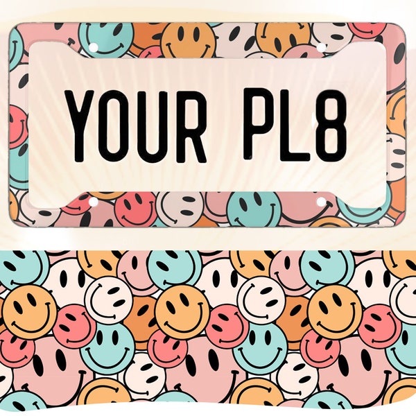 No Face License Plate - Etsy