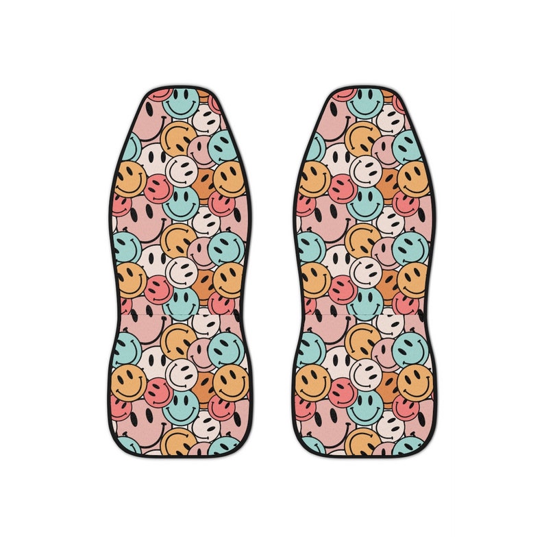 Vintage Smiley Face Car Seat Covers Cute Car Accessories - Etsy
