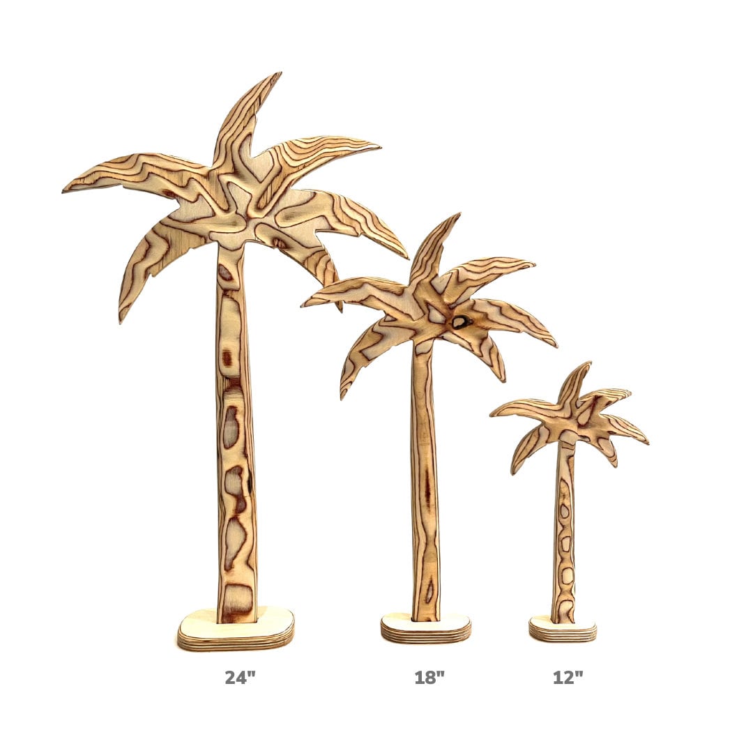 Handcrafted Decorative Wooden Palm Tree - Etsy