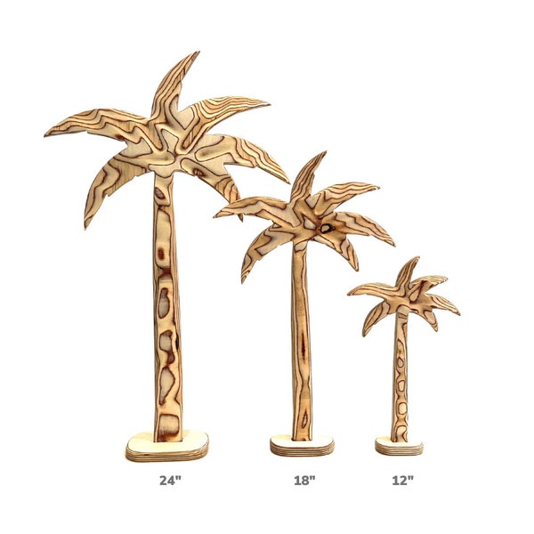 Wood Palm Tree - Etsy