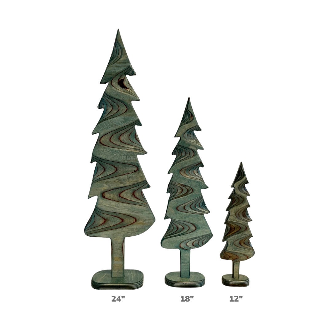 Handcrafted Decorative Wooden Baltic Birch Wood Tree - "river" - Etsy