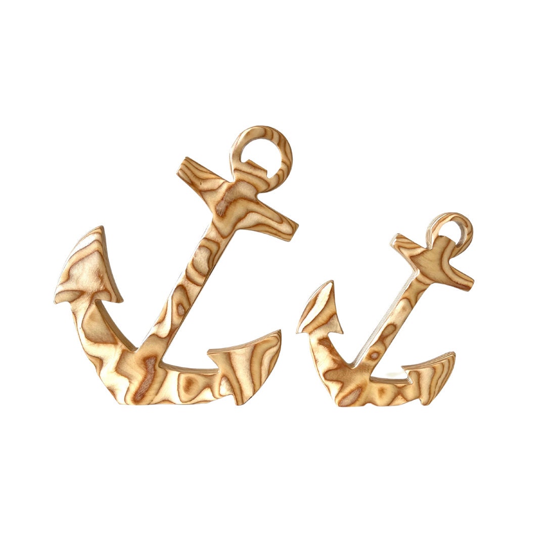 Handcrafted Decorative Baltic Birch Wooden Anchor - Etsy