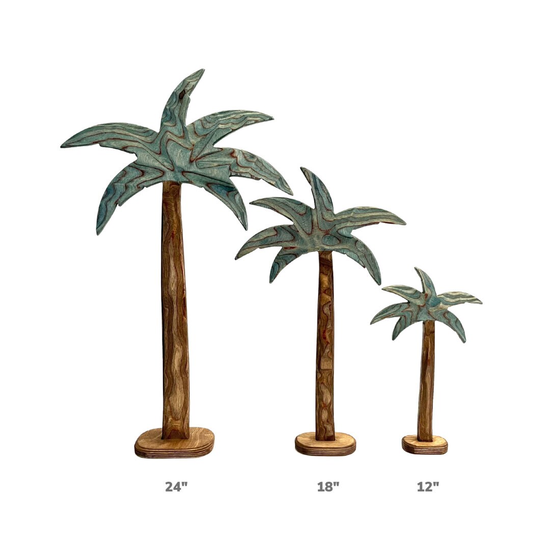 Handcrafted Decorative Wooden Baltic Birch Palm Tree Two - Etsy
