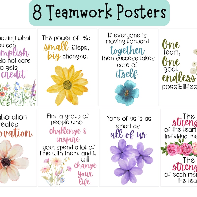 Teamwork Posters - Etsy