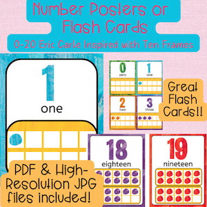 Classroom Decor, Flash Cards, Back to School, Bulletin Board, Eric ...