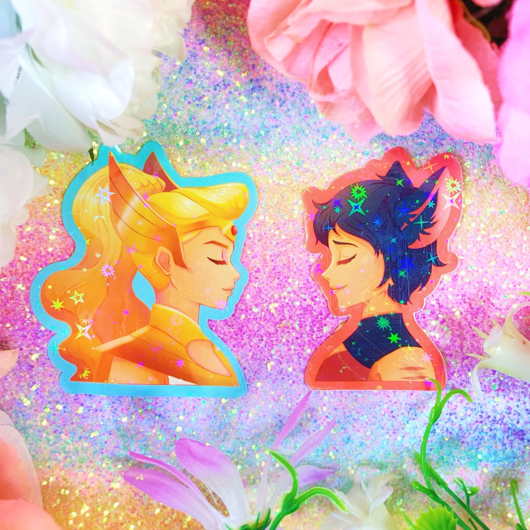 Holographic Shera Stickers - Etsy