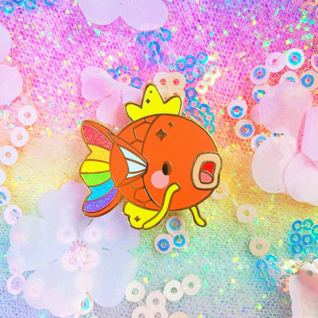 Rainbow Magikarp Pokepride Enamel Pin - Etsy