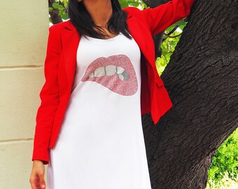 Rhinestone dress | Etsy