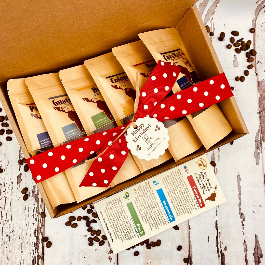 Coffee Tasting Box Coffee Lover Gift Set Single Origin Specialty Coffee ...