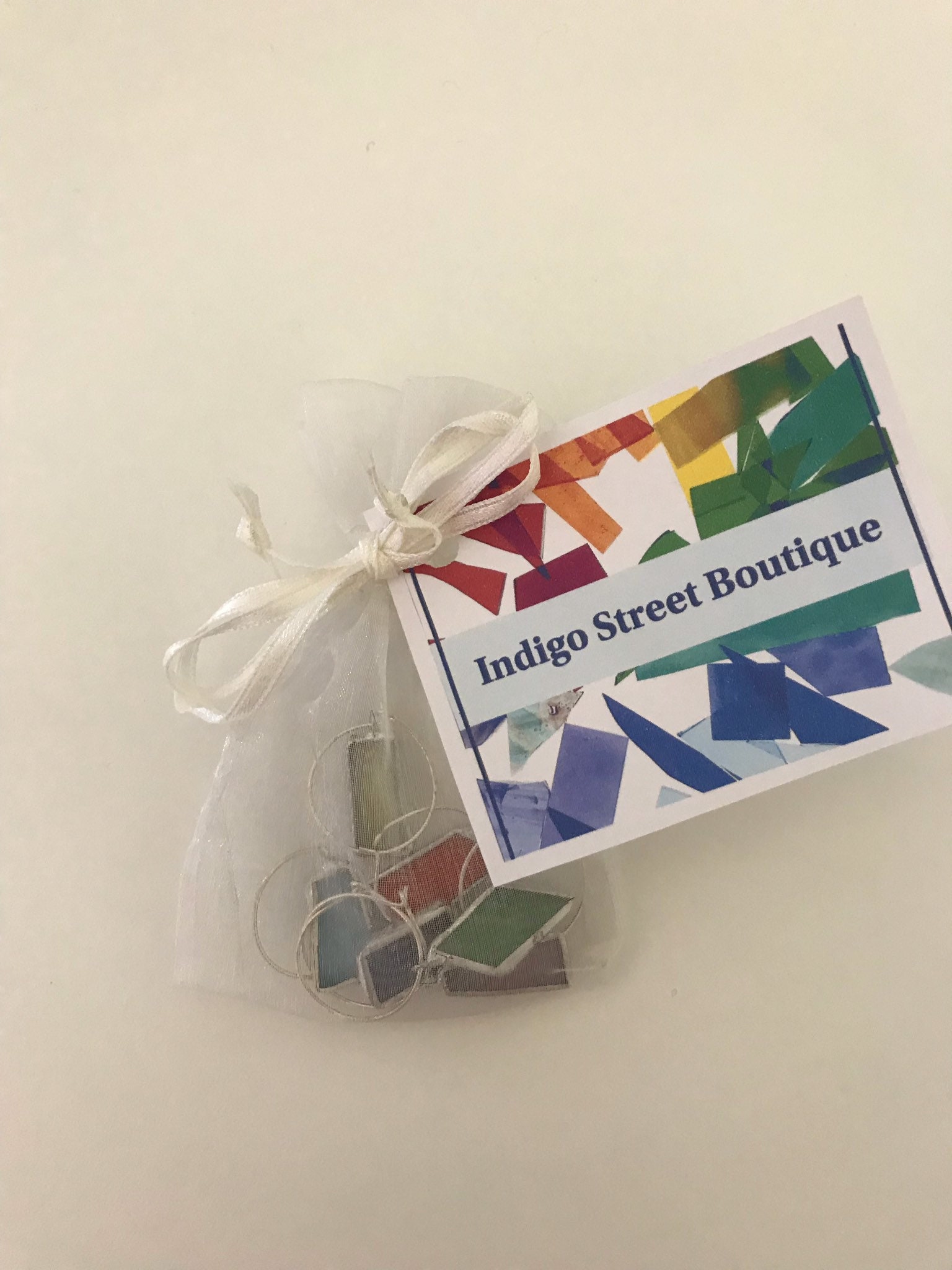 Stained Glass Wine Charms - Etsy