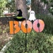 Halloween boo Garden Stake - Etsy