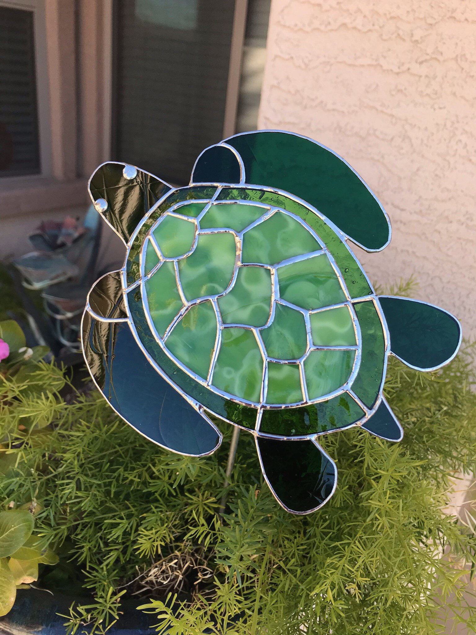 Turtle Garden Stake - Etsy