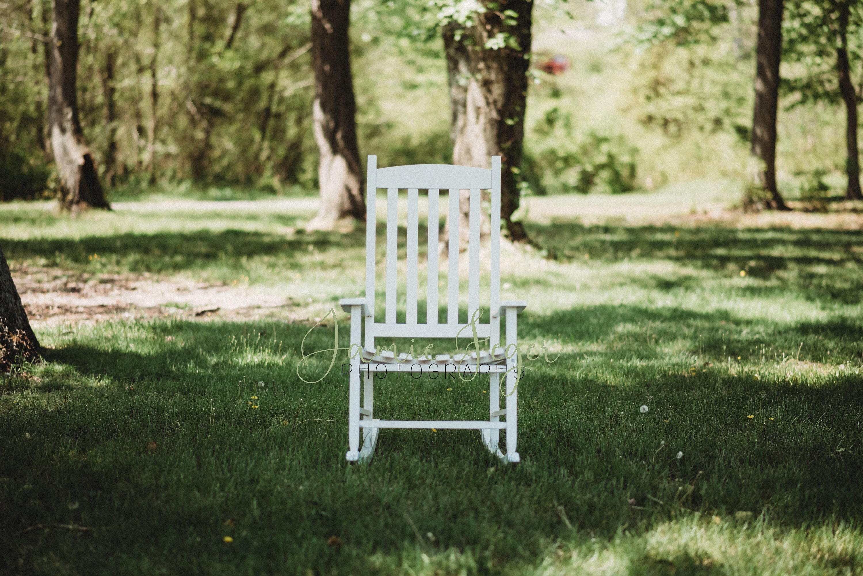 INSTANT DOWNLOAD - Rocking Chair in Park Digital Backdrop - Digital ...