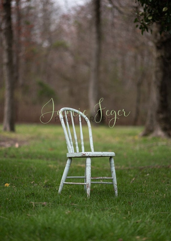 INSTANT DOWNLOAD Farm House Rustic Chair in Spring Forest - Etsy