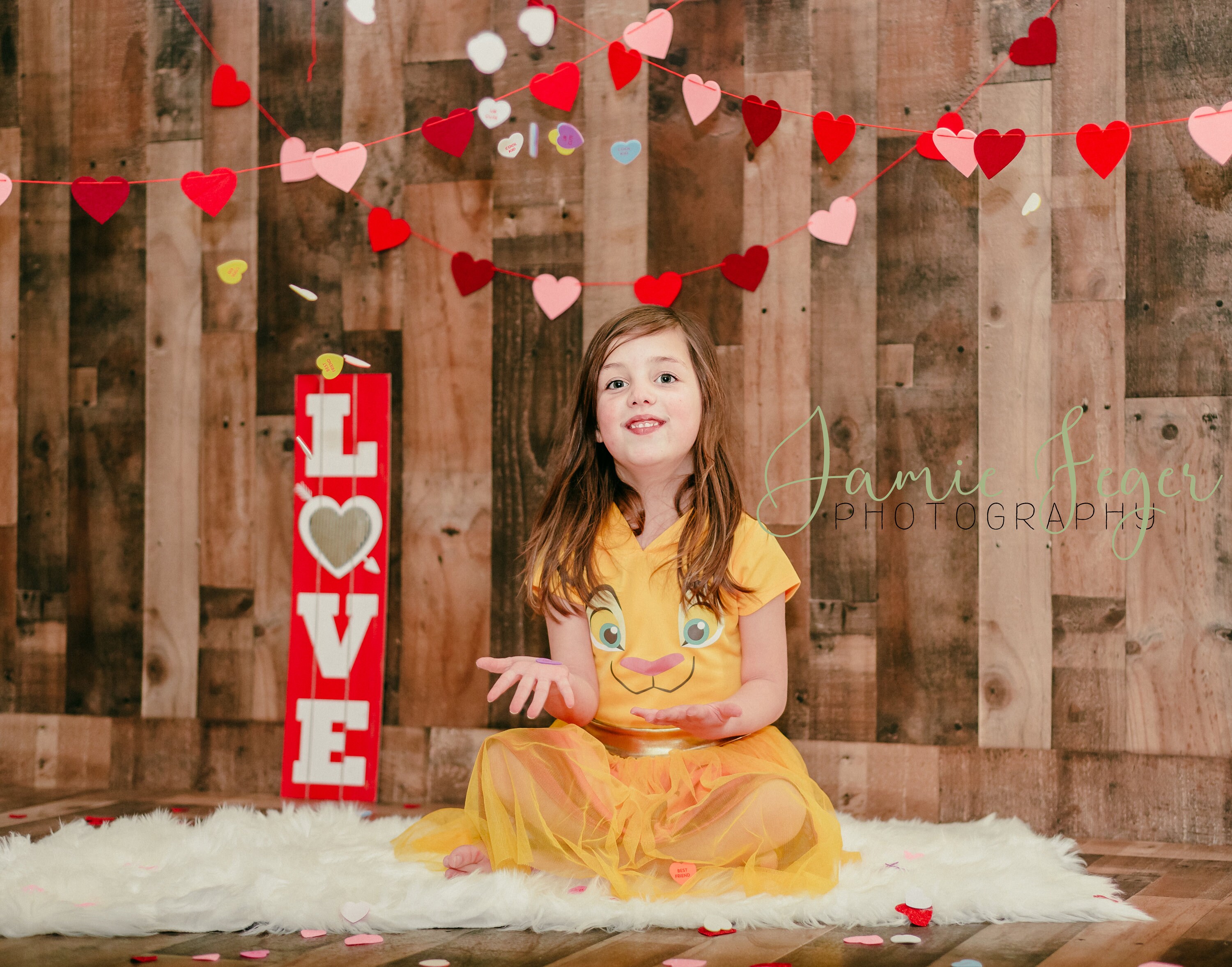 DESCARGA INSTANTE Rustic Valentines Hearts Digital Backdrop Digital ...