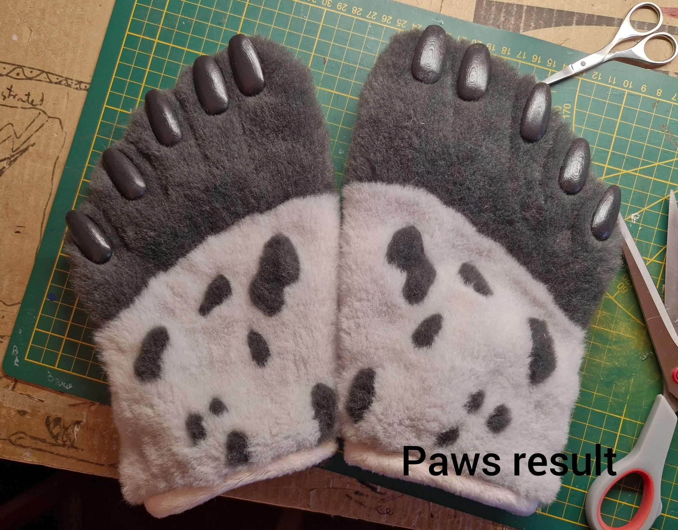 Fursuit Seal Pattern: Tail and Paws - Etsy