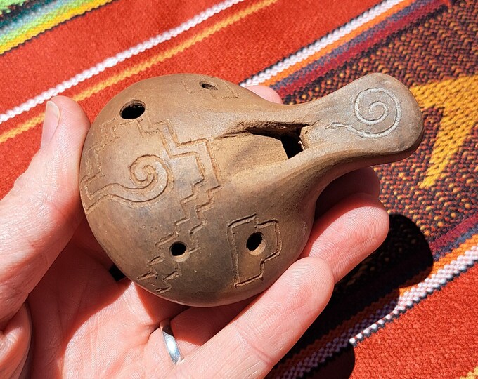 Ocarina Ceramic Native Flute Clay Ocarina Flute Shamanic Instrument ...