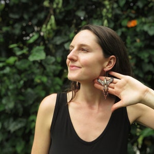 Hawk Beaded Earring Hawk Jewelry Beaded Bird Earring Beaded Eagle ...