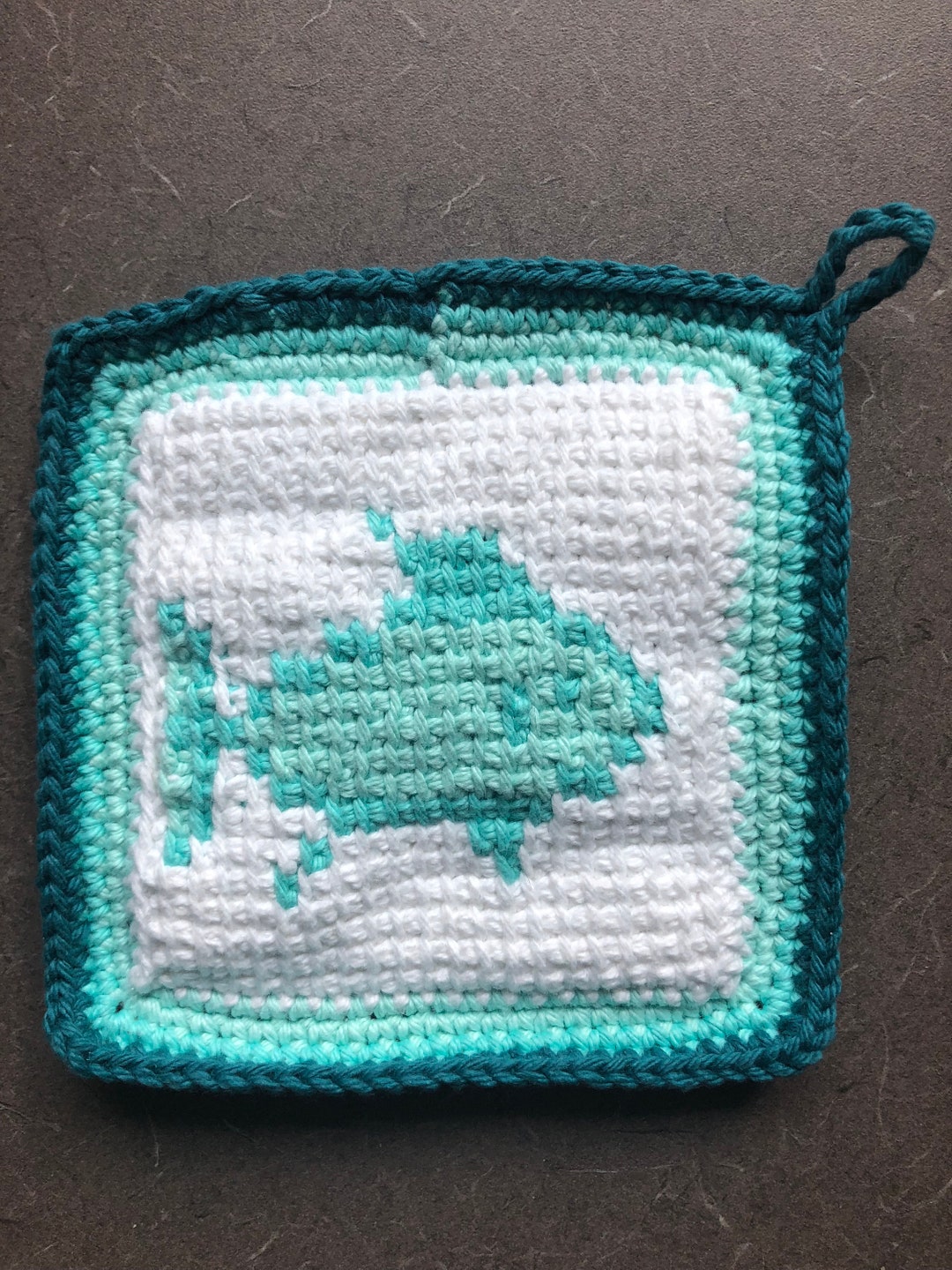 Crochet Fish Hot Pad Pattern - Etsy