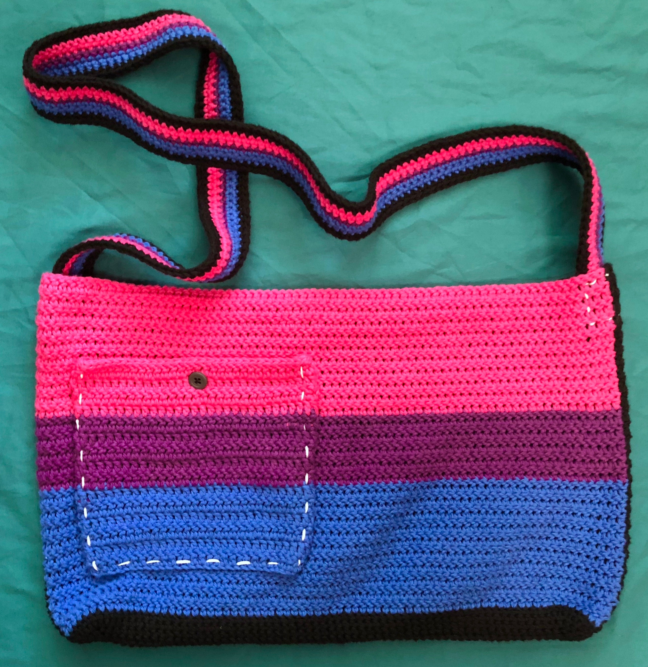 Crochet Bi Pride Bag Pattern - Etsy