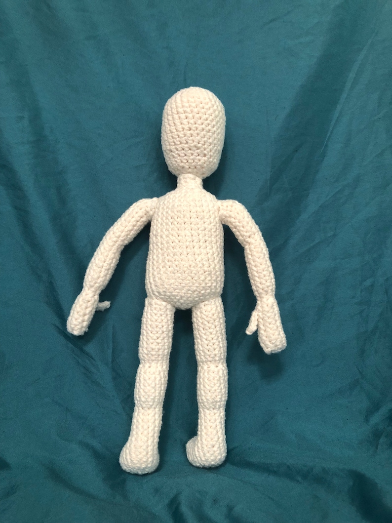 Crochet 12" Male Doll Base Pattern - Etsy