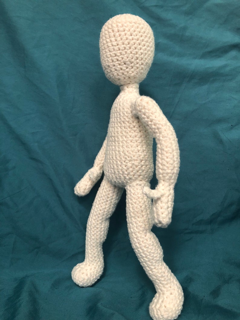 Crochet 12" Male Doll Base Pattern - Etsy