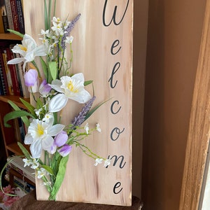 Welcome Spring Door Sign - Etsy
