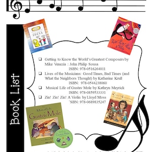 Music Themed Activity Pack - Etsy