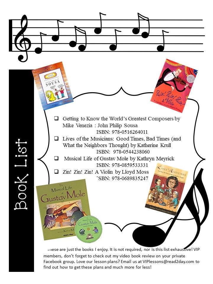 Music Themed Activity Pack - Etsy