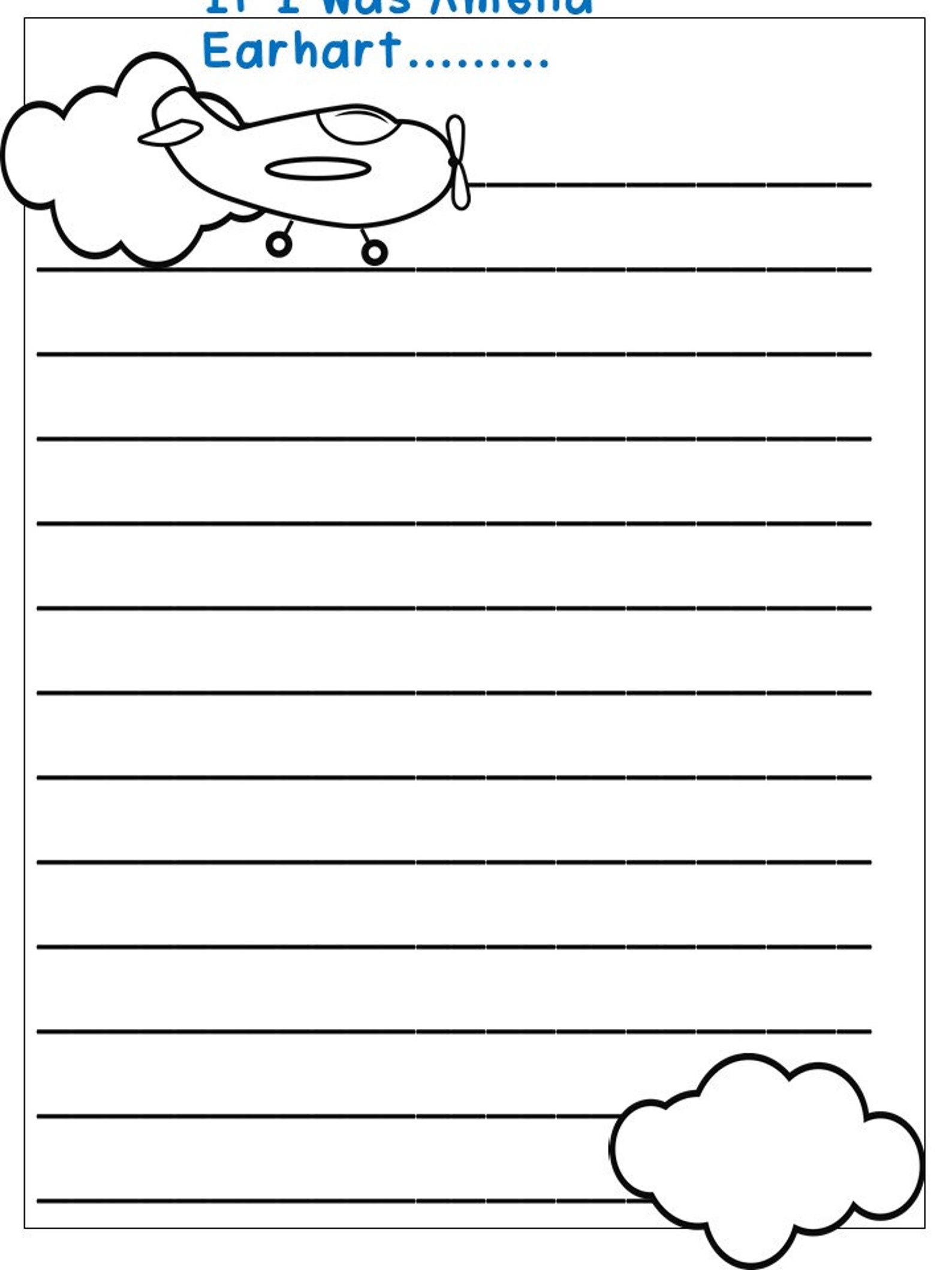 Amelia Earhart Activity Pack - Etsy