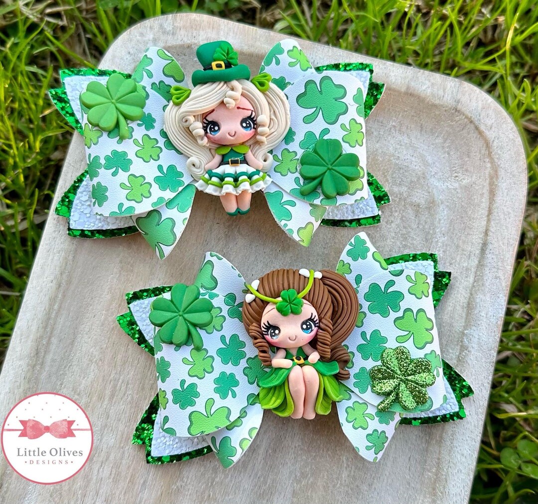 Irish Girl Clay Bows - Etsy