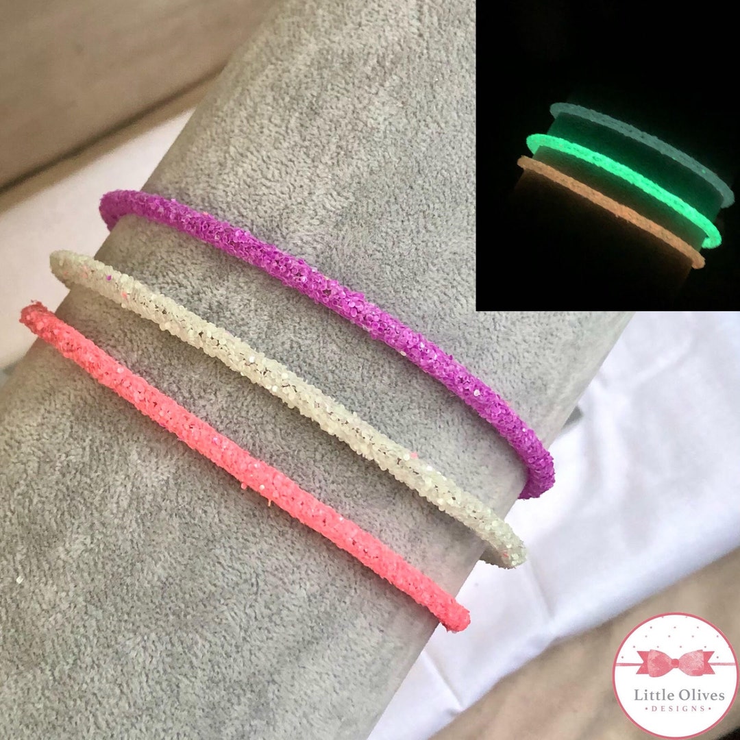 Glow in the Dark Glitter Headbands - Etsy