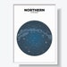 Northern Sky Star Map Print, Kids Astrology Wall Art (digital Download ...