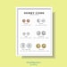 MONEY COINS United States Math Currency Kids Room Wall Art Decor ...