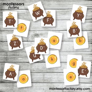 POT of GOLD and COINS • St Patrick • Matching Cards • Sorting Cards ...