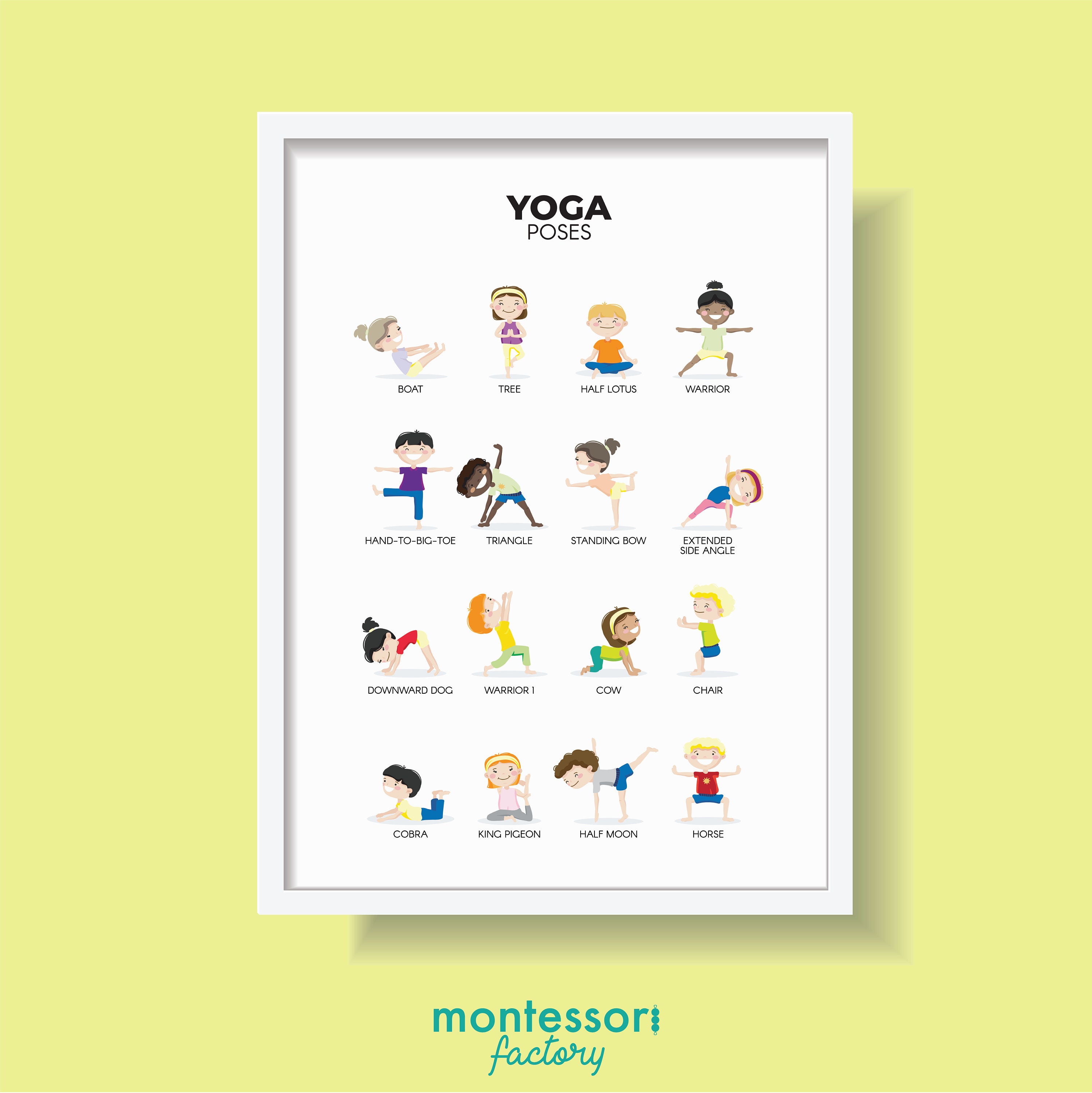 Kids Yoga Chart