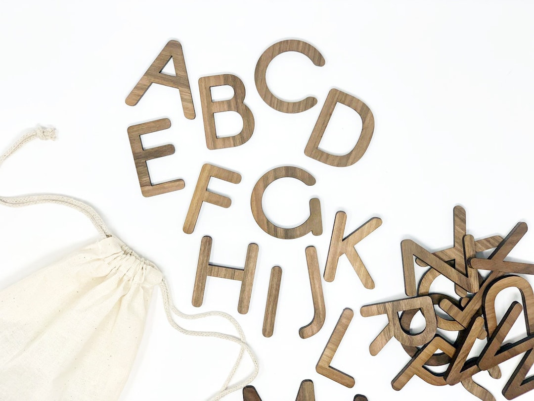 ALPHABET UPPERCASE Cutout Letters • Language • Montessori Educational ...