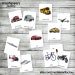 TRANSPORTATION Cars Vehicles Montessori Cards Flash Cards 3 Part Cards ...