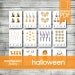 HALLOWEEN • Montessori Counting Cards • Clip Cards • Flash Cards ...