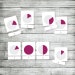 CIRCLE FRACTIONS Montessori Cards Flash Cards Three Part Cards ...