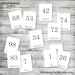 NUMBERS 1 TO 100 Montessori Cards Flash Cards Three Part Cards ...